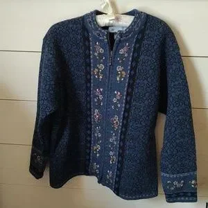 Squaw Valley | Sweaters | Vtg Squaw Valley Nordic Pattern Full Zip ...